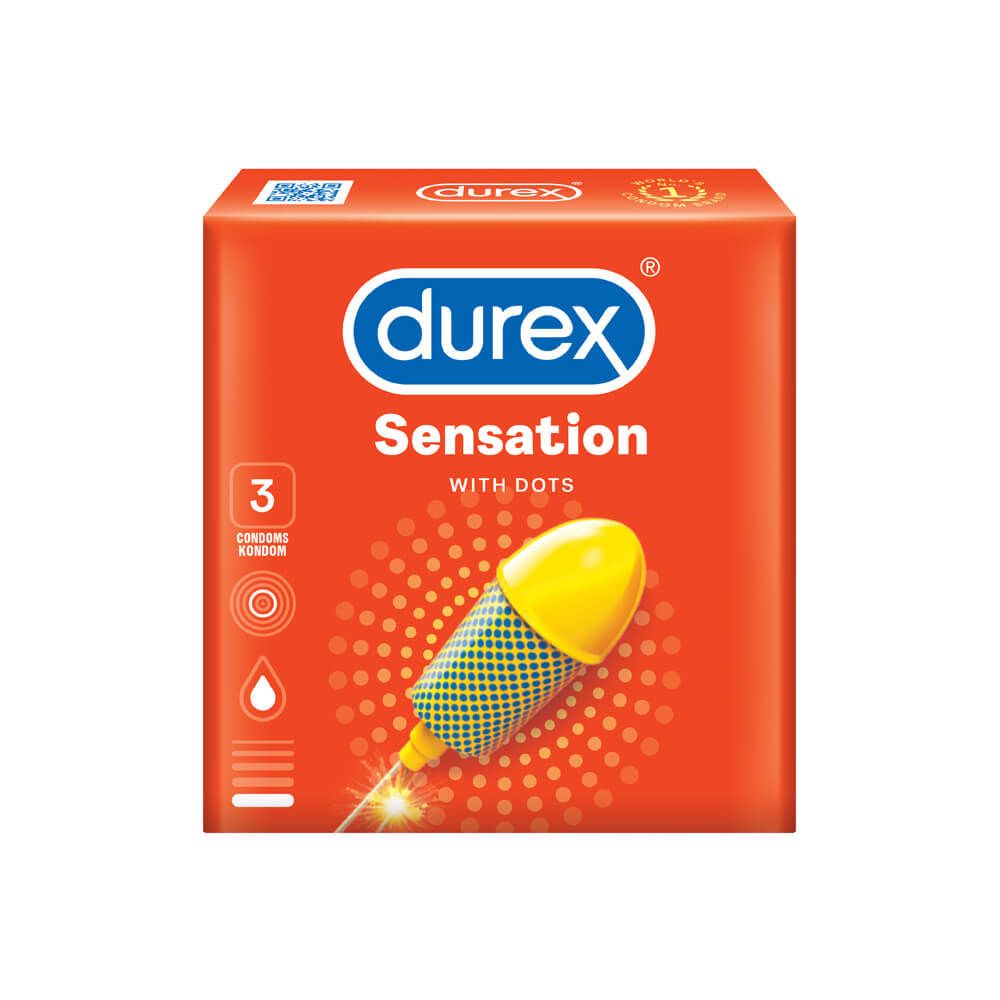 Greater sensation with hundreds of raised dots |Durex